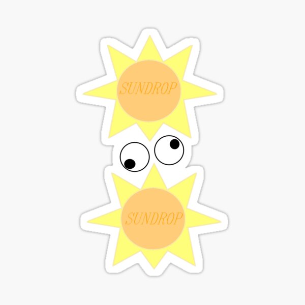 "Sundrop design stickers design" Sticker for Sale by Adromedaa1 | Redbubble
