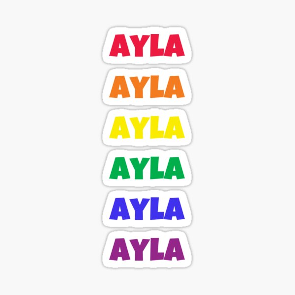 "Love Girlfriend Parade Pride Activist Ayla" Sticker for Sale by ...