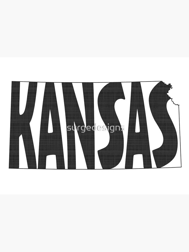 "Kansas State Word Art" Poster for Sale by surgedesigns | Redbubble