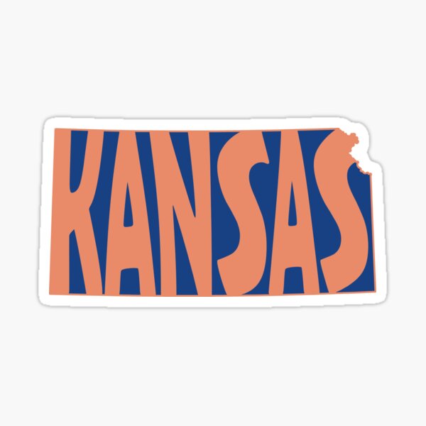 "Kansas State Word Art" Sticker by surgedesigns | Redbubble