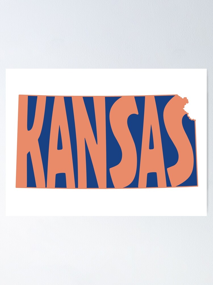 "Kansas State Word Art" Poster by surgedesigns | Redbubble