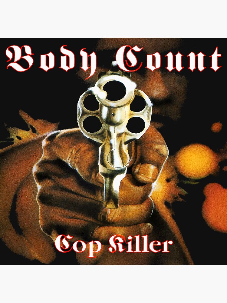 "body count logo " Sticker for Sale by Patent4s | Redbubble