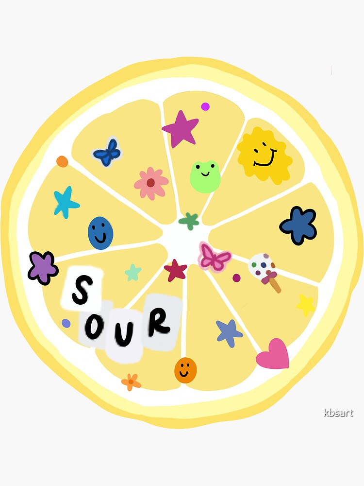 "sour" Sticker for Sale by kbsart | Redbubble