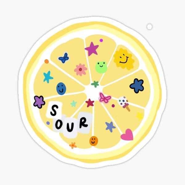 "sour" Sticker for Sale by kbsart | Redbubble