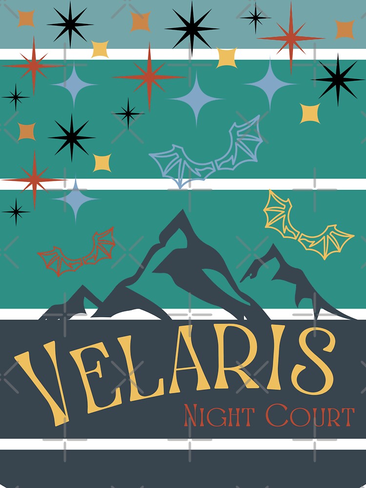 "Retro Velaris Poster" Sticker for Sale by SpeakInk | Redbubble
