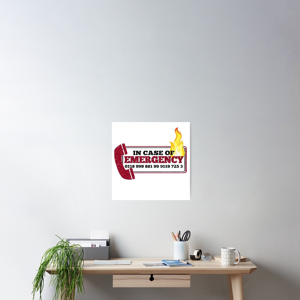 "It Crowd Inspired - New Emergency Number - 0118 999 881 99 9119 725 3 ...
