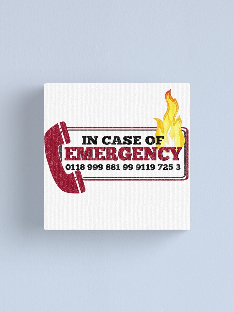 "It Crowd Inspired - New Emergency Number - 0118 999 881 99 9119 725 3 ...