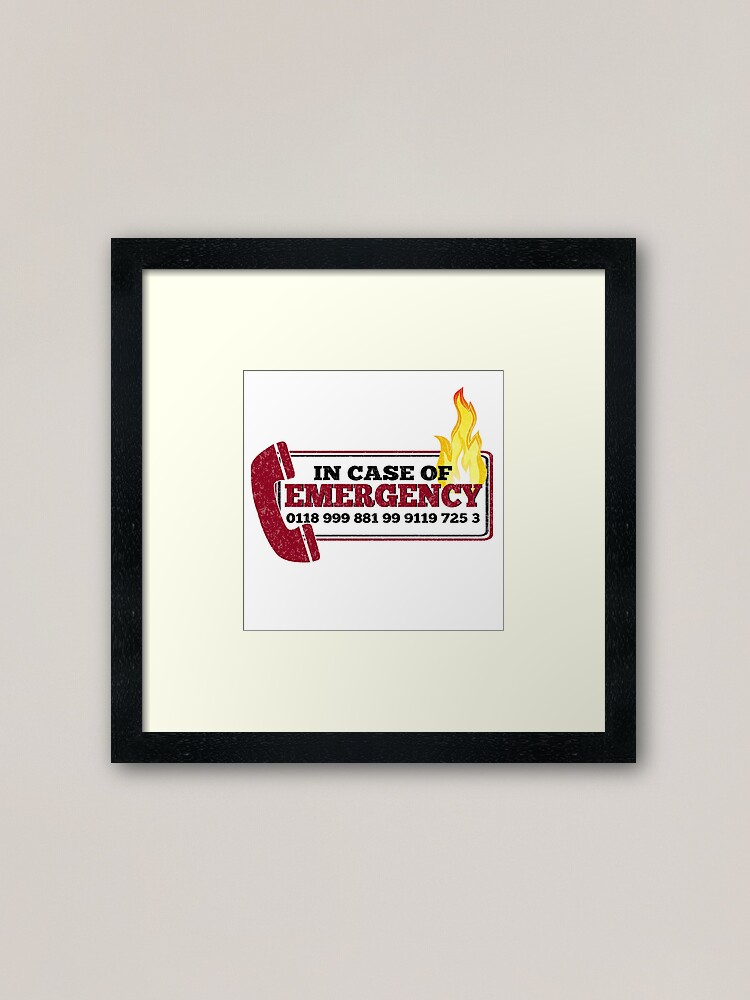 "It Crowd Inspired - New Emergency Number - 0118 999 881 99 9119 725 3 ...