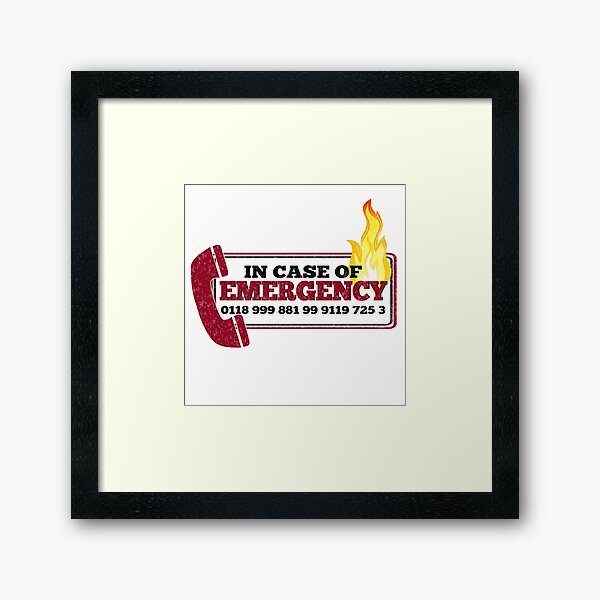 "It Crowd Inspired - New Emergency Number - 0118 999 881 99 9119 725 3 ...