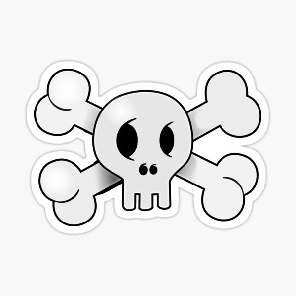 "Jolly Roger" Sticker by molasar | Redbubble