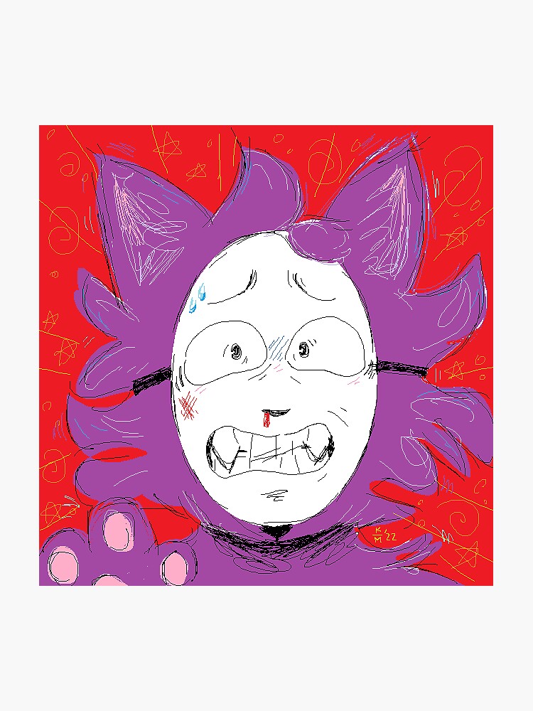 "Kedamono" Sticker for Sale by Illutale | Redbubble