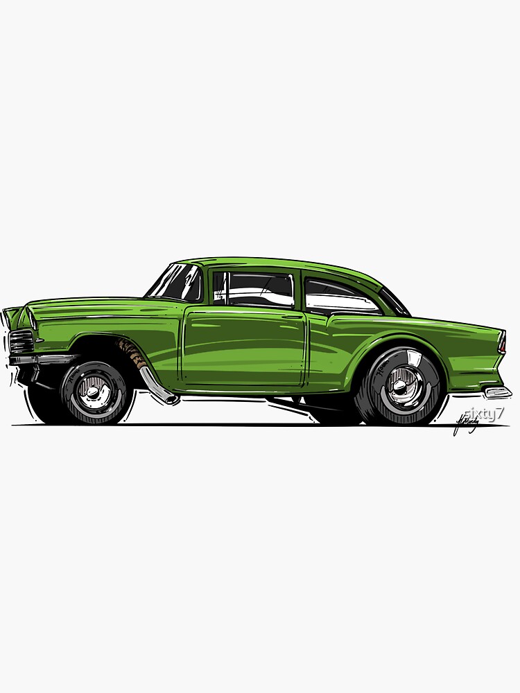 55 Gasser Sticker For Sale By Sixty7 Redbubble