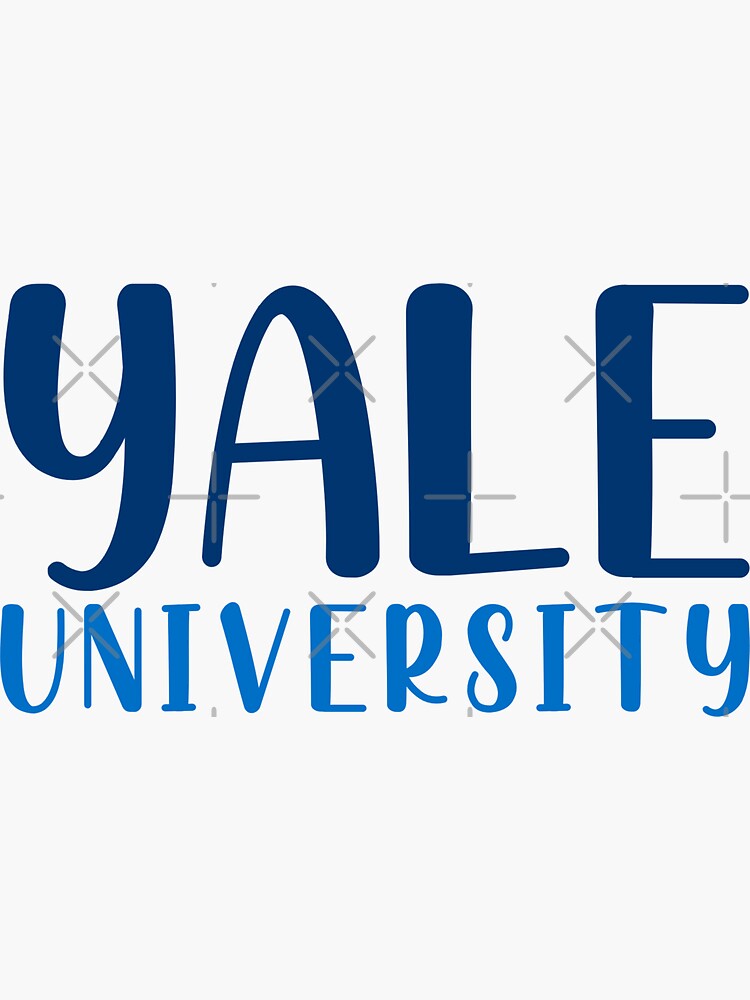 "Yale University" Sticker for Sale by adrijk716 | Redbubble