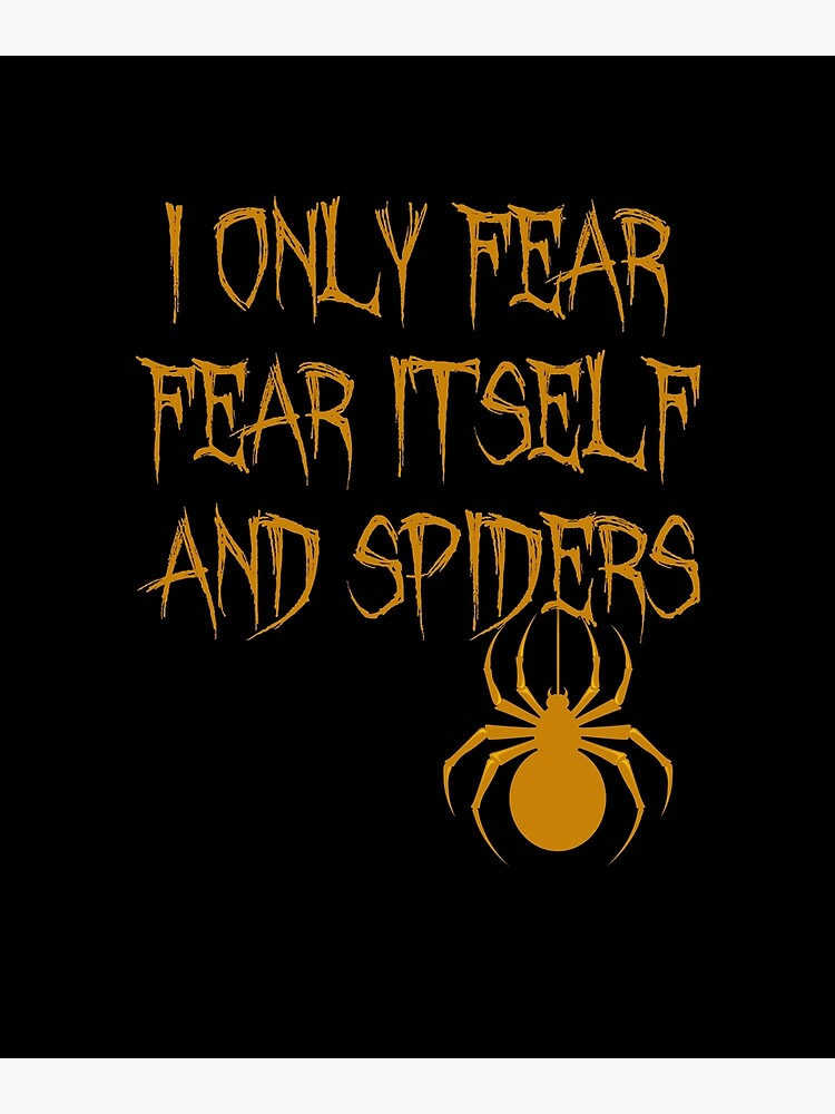 "Halloween Spiders, Fear Of Spiders" Poster for Sale by bargaboot ...