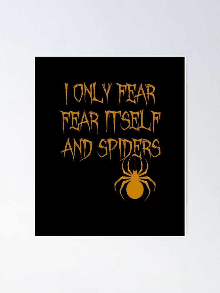 "Halloween Spiders, Fear Of Spiders" Poster for Sale by bargaboot ...