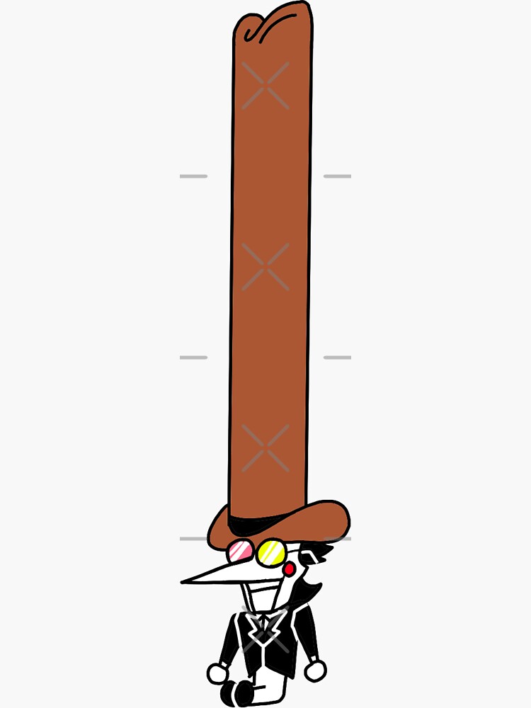 "Spamton Deltarune's Cowboy Hat" Sticker for Sale by EmmaTheNerd ...