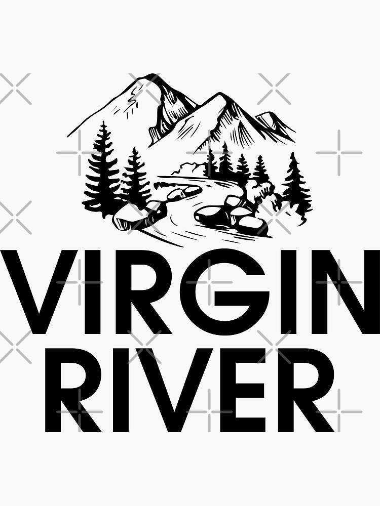 "Virgin River" Sticker for Sale by Bhupal | Redbubble