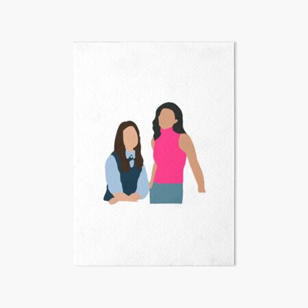 "Lorelai and Rory Gilmore" Art Board Print for Sale by pearlvclay ...