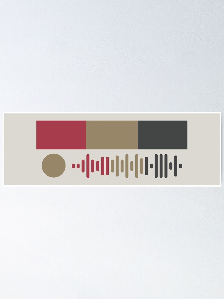 Poster « Autocollant Taylor Swift Red (version Taylor) avec code ...