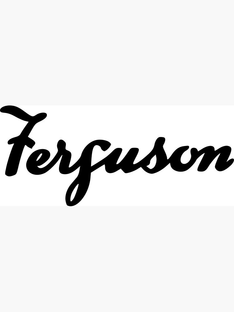 "Ferguson TE20 lettering" Poster for Sale by PE-Production | Redbubble