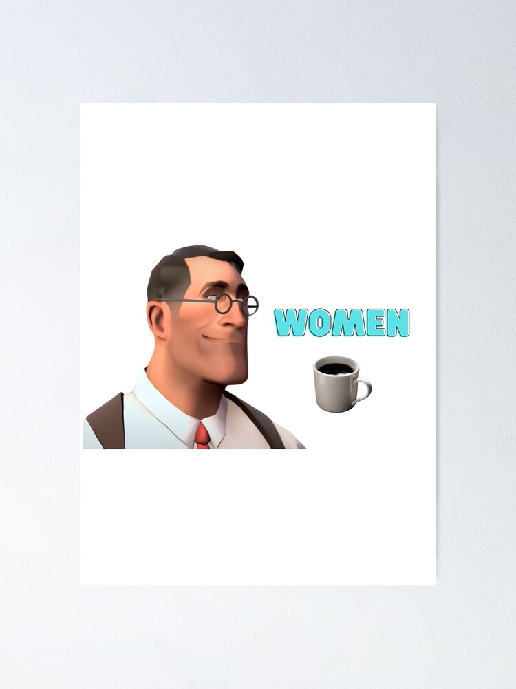 "funny Women coffee meme ☕" Poster for Sale by Mut-artist | Redbubble