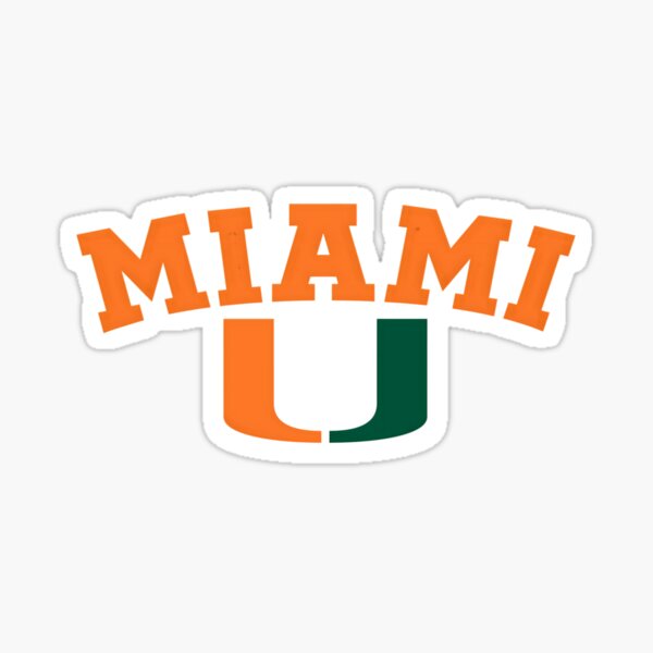 " University Of Miami Law" Sticker for Sale by CHAHIN453 | Redbubble