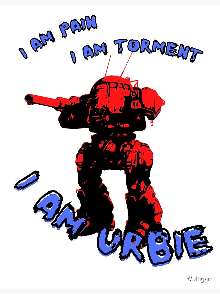 Póster «Mechwarrior Battletech. UrbanMech. Todos los Sistemas Nominal ...