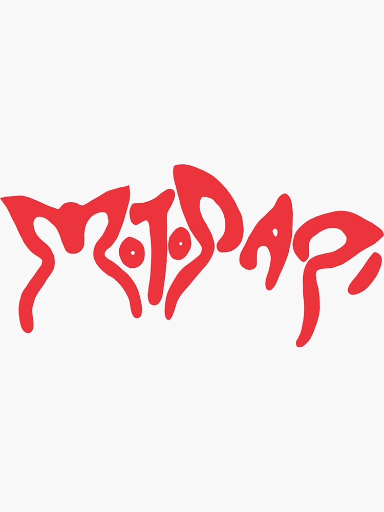 "MOTOPAPI Sticker - Red" Sticker for Sale by jxvier | Redbubble
