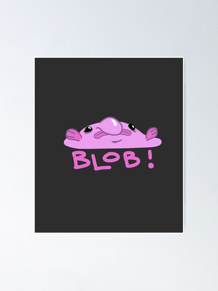 "Funny blobfish" Poster for Sale by catch-design | Redbubble