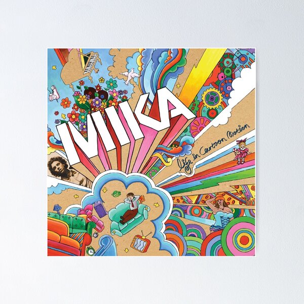 "MIKA LIFE IN CARTOON MOTION" Poster by tyskart | Redbubble
