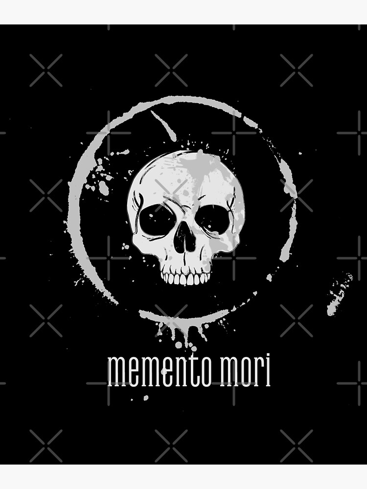 "Memento Mori: Skull in Circle Fury Road Style" Poster for Sale by ...