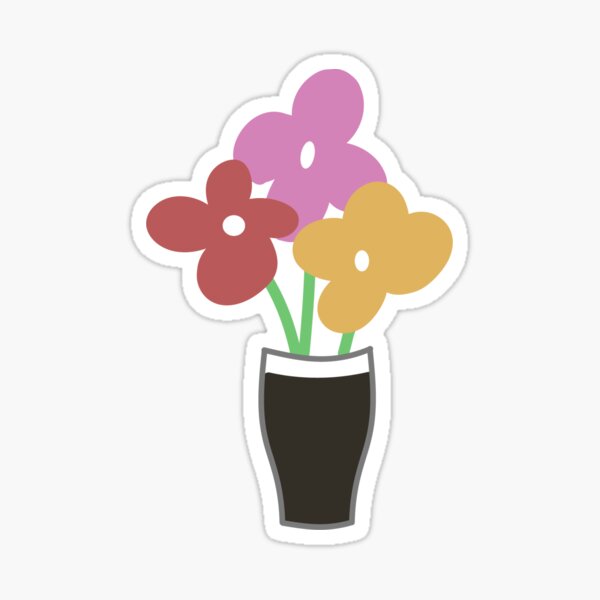 "Guinness Glass of Flowers" Sticker for Sale by mcfoley9 | Redbubble