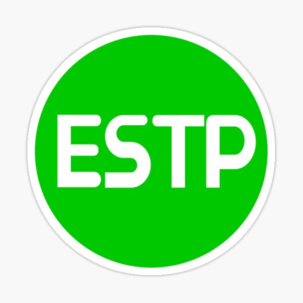 "MBTI Personality Test : ESTP" Sticker for Sale by DanBang7 | Redbubble
