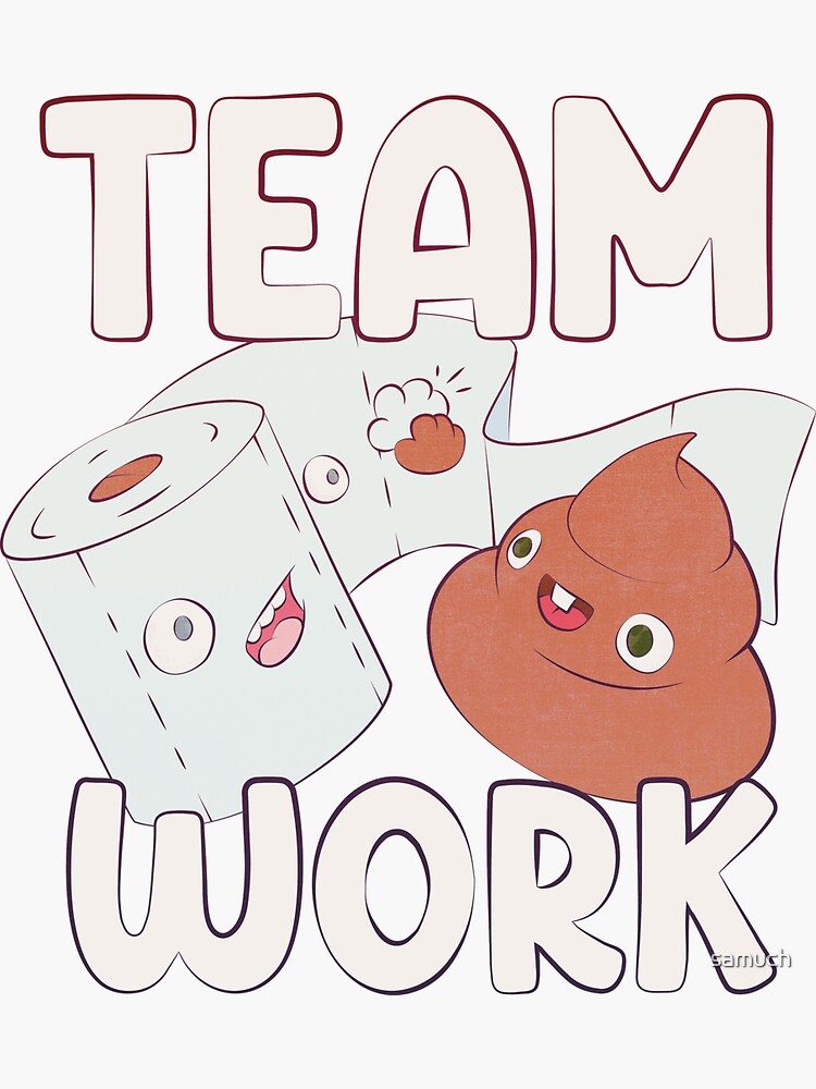 "Teamwork" Sticker for Sale by samuch | Redbubble