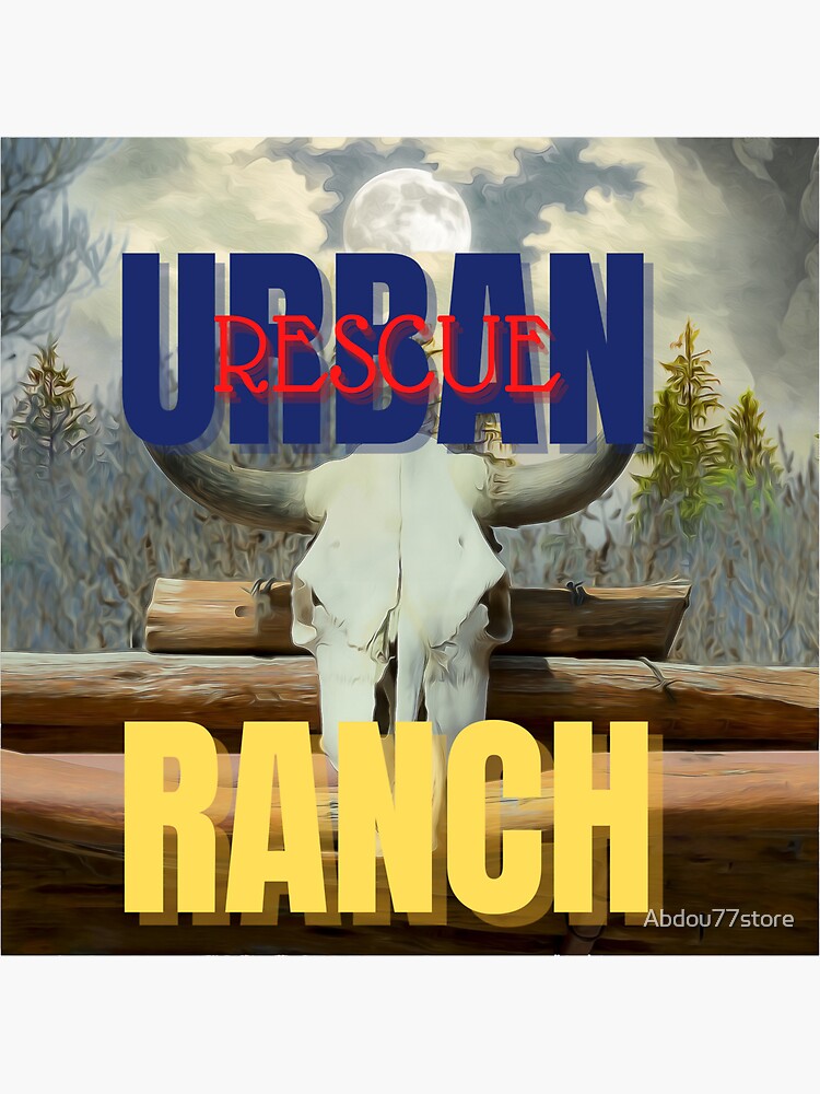 Pegatina «Urban Rescue Ranch está diseñado para despertar el interés en ...