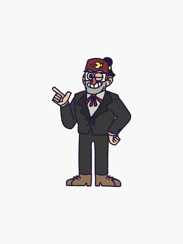 "Stan Pines" Sticker for Sale by sombredust | Redbubble