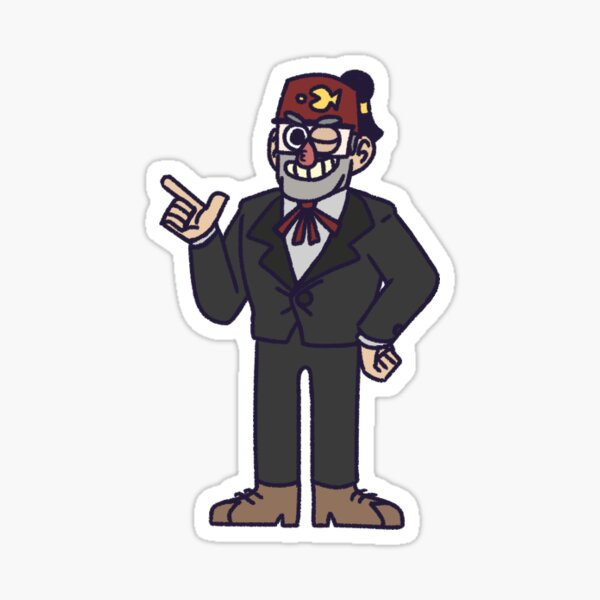 "Stan Pines" Sticker for Sale by sombredust | Redbubble