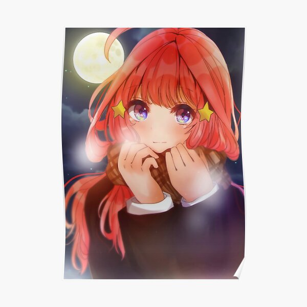 "Itsuki Nakano The Quintessential Quintuplets Fine Art Anime" Poster ...