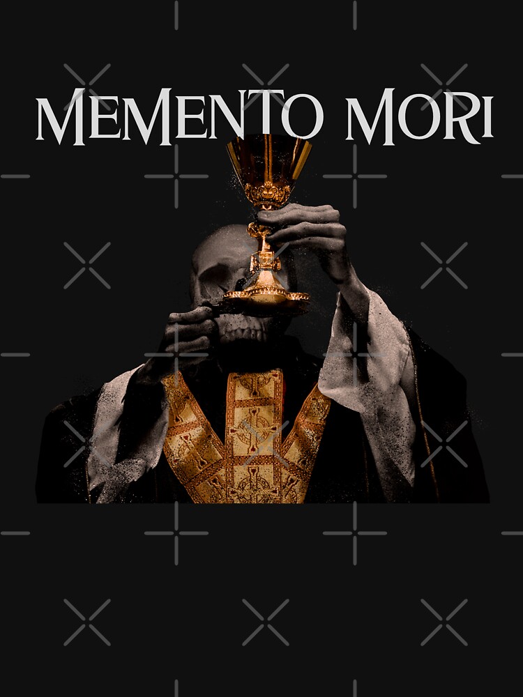 "Memento Mori: Skeleton Pope Take A Sip" T-shirt for Sale by SimpleDark ...