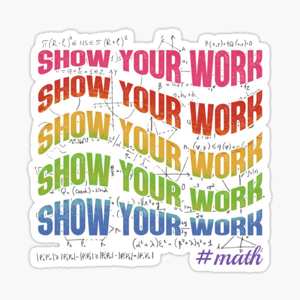 "Math Teacher Show your work Math back to school Funny Long Sleeve T ...