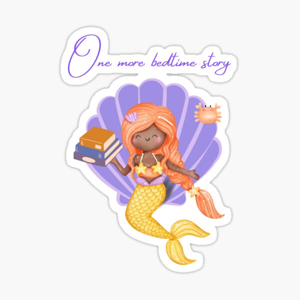 "One More Bedtime Story with Shelly" Sticker for Sale by tmdaliggr ...