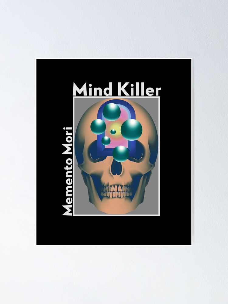 "Memento Mori: Skull Mind Killing with an Open Door" Poster for Sale by ...