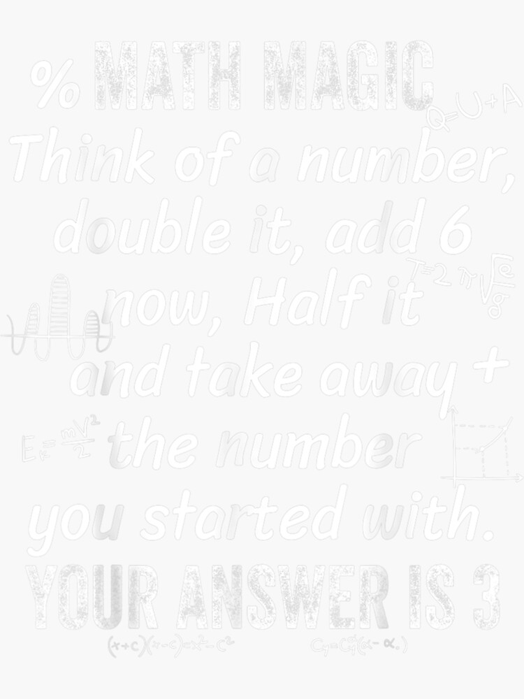 Pegatina «Matemáticas divertidas para el profesor de matemáticas ...