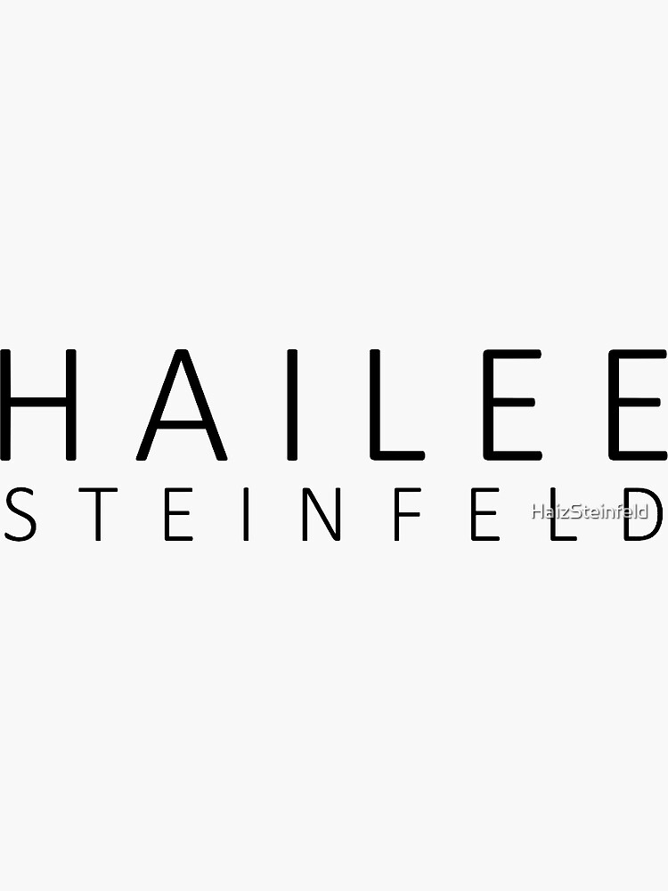 "Hailee Steinfeld" Sticker for Sale by HaizSteinfeld | Redbubble
