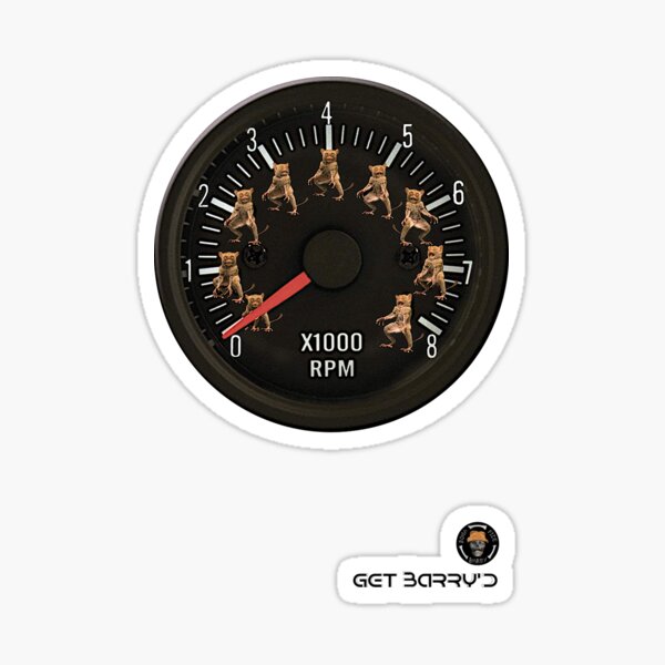 "Tarsier RPM" Sticker for Sale by ZELENartwork | Redbubble