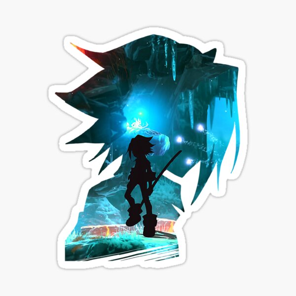"Vintage Shaman Art King Vaporwave Yohh Anime Asakura Costume" Sticker ...