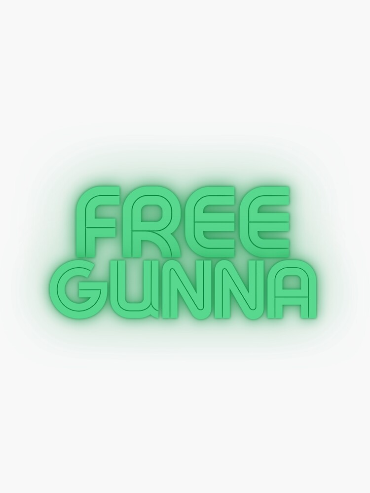 "Free Gunna! Young Thug & YSL Classic T-Shirt" Sticker for Sale by ...