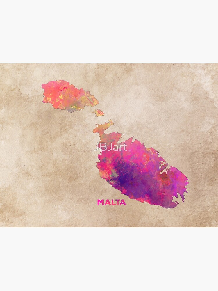 "Malta map #malta #map" Art Print by JBJart | Redbubble