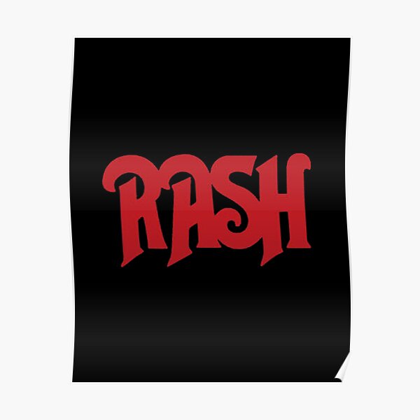 "rash red logo" Poster for Sale by BrendaWooten | Redbubble