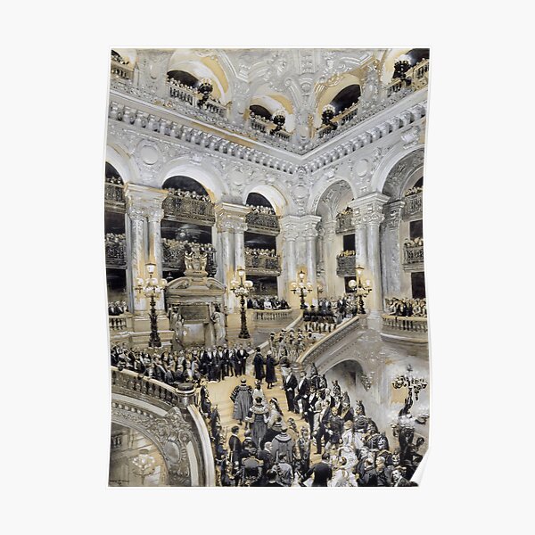 "Palais Garnier" Poster by planetterra | Redbubble